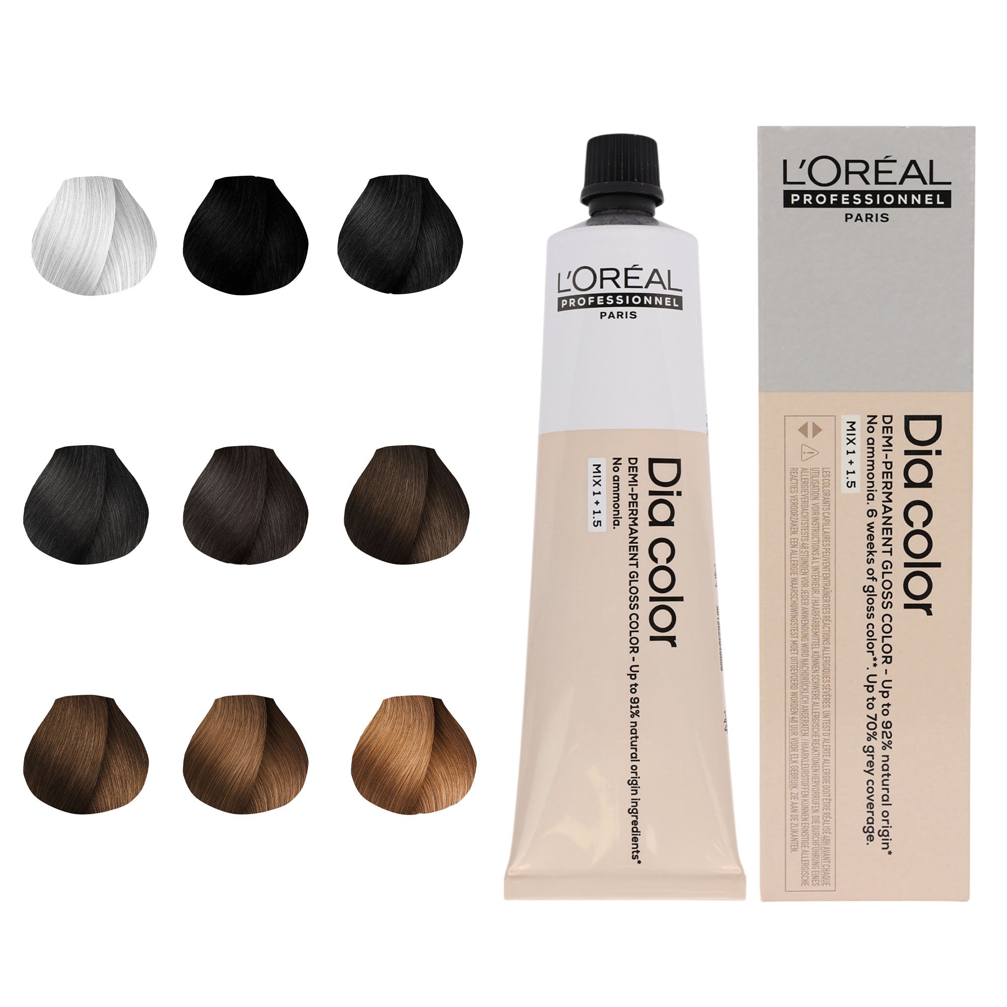 Loreal Professionnel - Dia Color Demi Permanent Gloss Hair Colour Natu