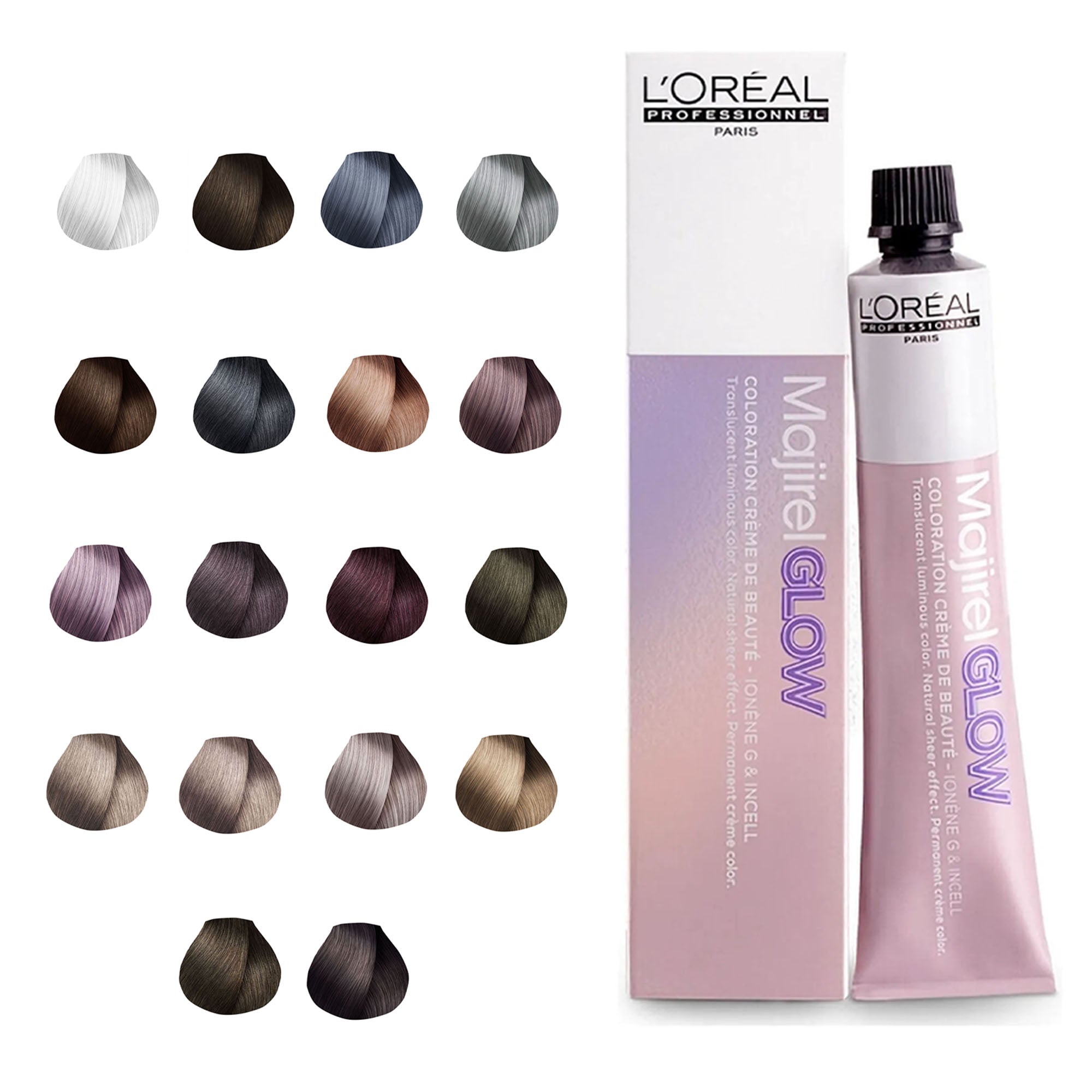 Majirel Hair Color Chart Majirel Glow: For Natural Hair And Coloured