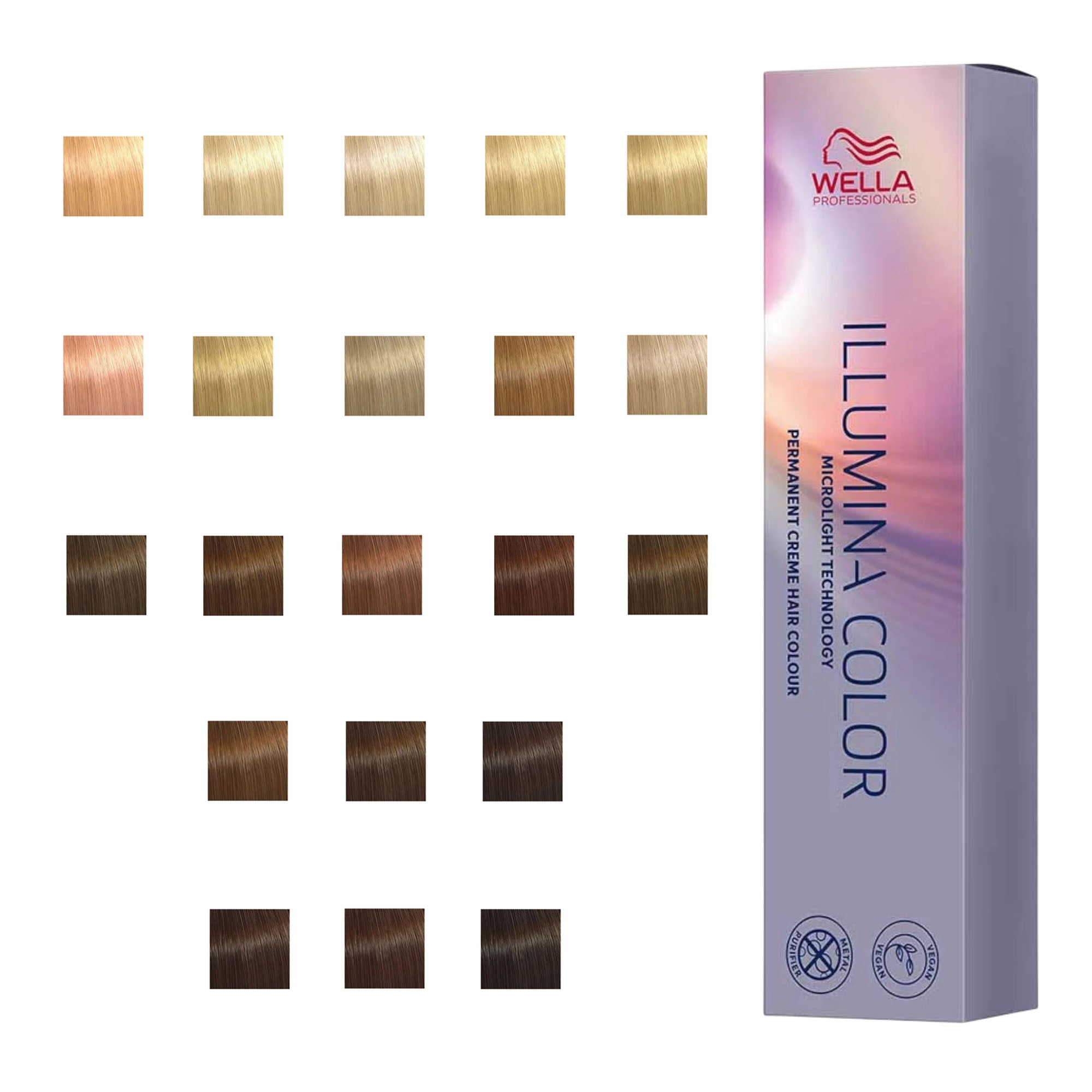 Wella Illumina Farbkarte Warm