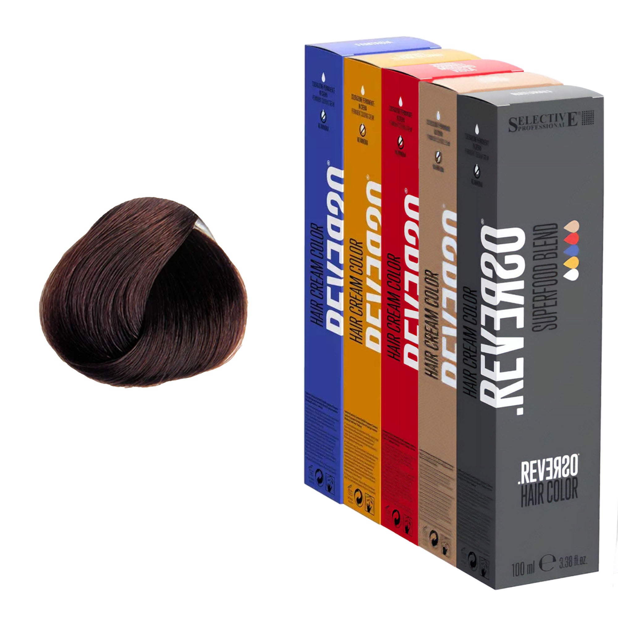 Selective Professional - Reverso Hair Cream Colour Mahogany Series 100