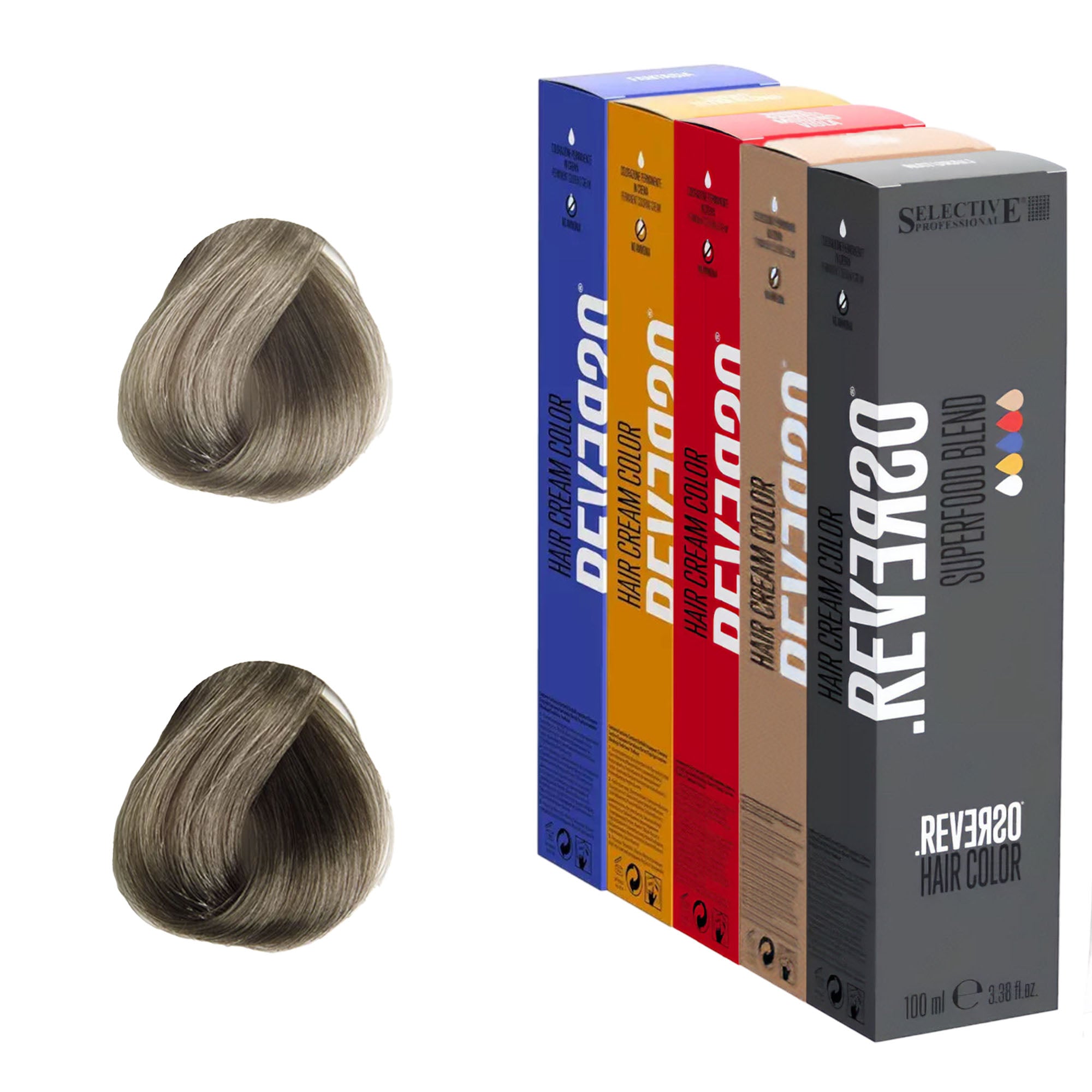 Selective Professional - Reverso Hair Cream Colour Deep Ash Series 100