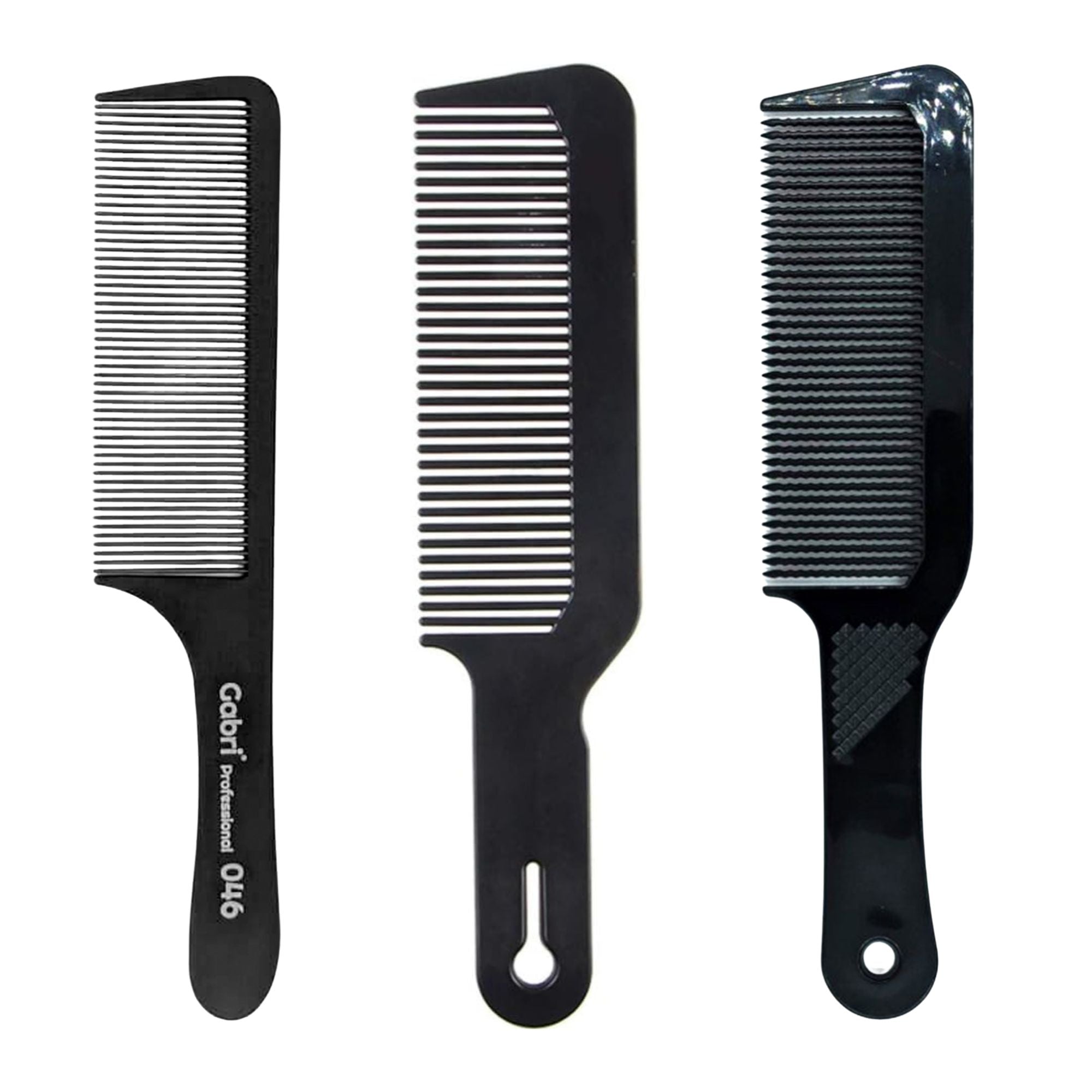 Gabri - Detangler Comb Fine Tooth& Clipper Handle 22cm