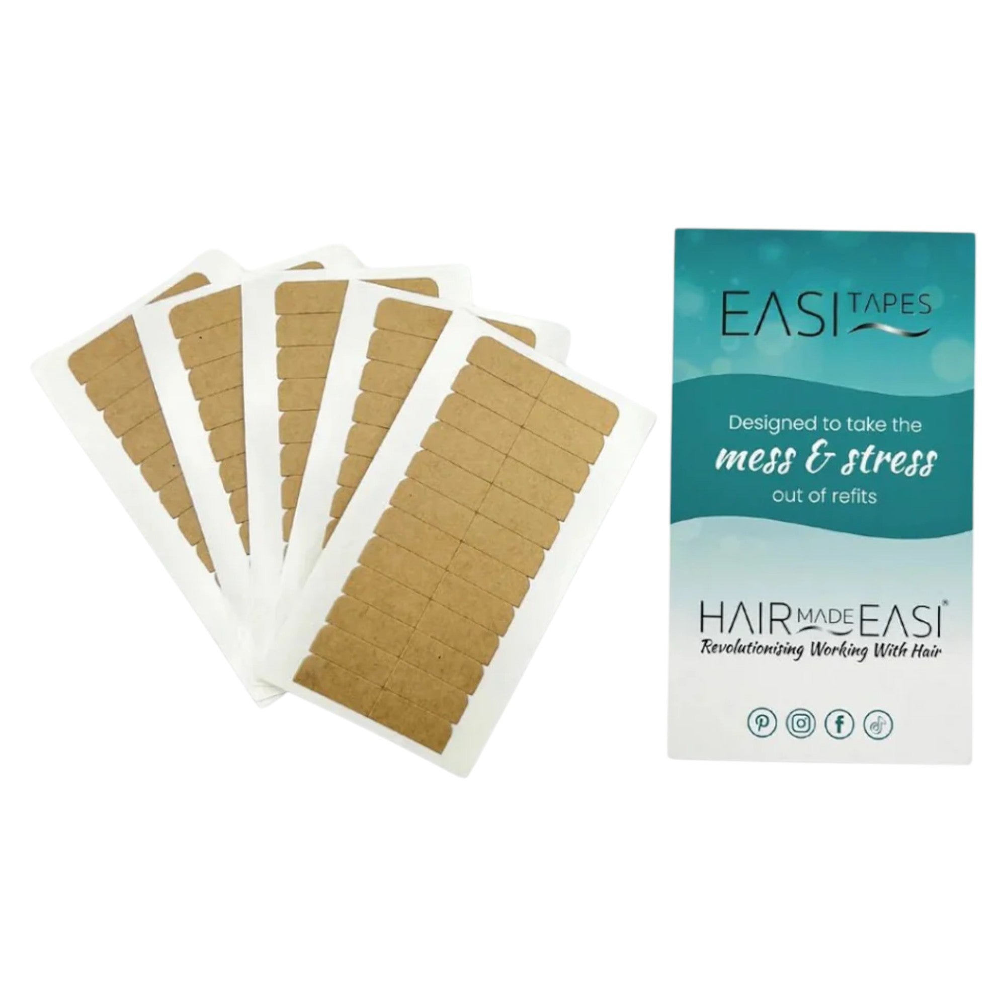 Hair Made Easi - Easitape Hair Extension Tape Double Sided Tabs 60 Pac